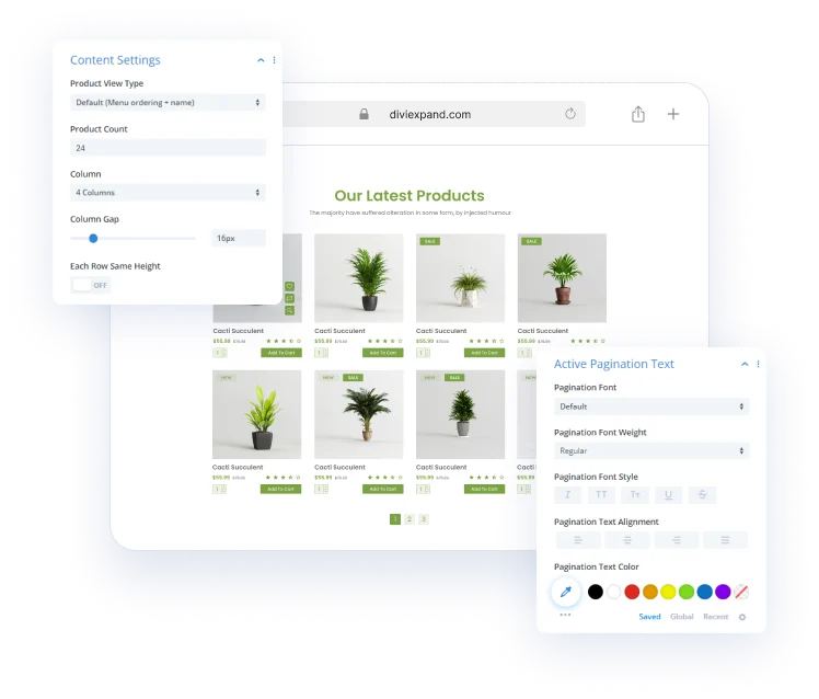 Divi Product Grid Module | WooExpand Divi Product Grid Module | WooExpand